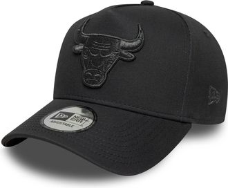 New Era Metallic Eframe Adjustable Cap Chicago Bulls Dunkelgrau, Size:OneSize