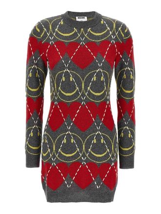 Moschino Robe Au Genou - Multicolore