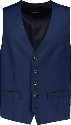 Roy Robson Herren Weste blau meliert