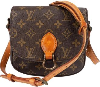 Louis Vuitton Crossbody Bags - Louis Vuitton Canvas Monogram Saint Cloud PM Cross - Gr. unisize - in Braun - für Damen
