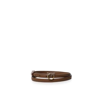 Pinko D&uuml;nner Lederg&uuml;rtel - - Accessories - Damen - Braun - S