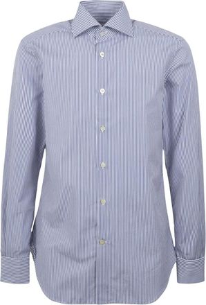 Kiton Homme, Chemises, Bleu, Taille: 2XL Casual Chemises