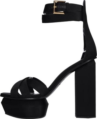 Balmain Femme, Chaussures, Noir, Taille: 36 EU High Heel Sandales
