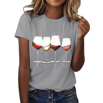 Generic Tee Shirt Femme Coton &Eacute;t&eacute; Manche Courtes Basique Hauts T Shirt D&eacute;t&eacute; Occasionnelles L&acirc;ches Top De Mode Manches Courtes Chemise Chic Et &Eacute;l&eacute;gant Grande T