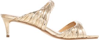 Michael Kors Sandalen - Kiana Mid Sandal - Gr. 37 (EU) - in Gold - f&uuml;r Damen