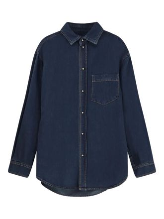 Darkpark chemise en jean Anne &agrave; boutonni&egrave;re - Bleu