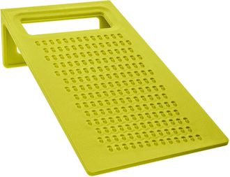 Koziol Reibe Kant, Kunststoff, solid senfgrün, 6,5 x 15 x 25,5 cm