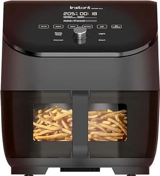 Instant Pot Vortex Plus, Friteuse sans Huile 6 en 1 avec Vitre Transparente - Fonctions Friteuse à Air, Rôtir, Pâtisserie, Grill, Séchage, Chauffe-Plat - Puissanc