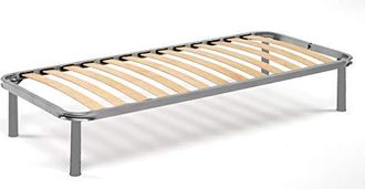 Talamo Italia Einzelbettbasis Manila, Orthopädische Basis aus Birkensperrholz mit 13 Latten, 100% Made in Italy, Cm 90x180h 34