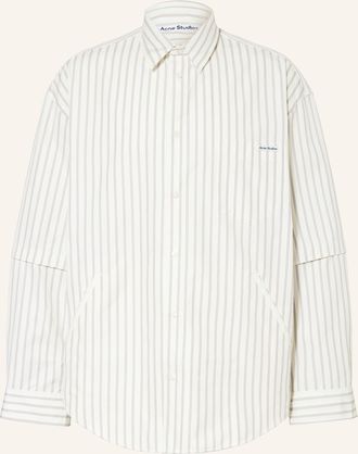 Acne Studios Hemd Loose Fit grau