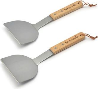 Barbecook Barbecook 2 Plancha Wender spachtel set, grillzubehör, plancha, plancha grillplatte, spatel, bbq,, 31.0x12.0x8.0 cm, Silber