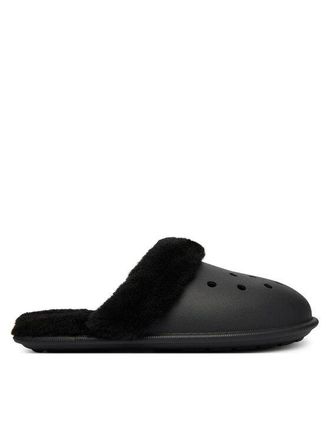 Crocs Hausschuhe Classic Fuzz Scuff 212143 Schwarz