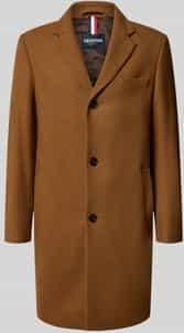Daniel Hechter Slim Fit Mantel mit Reverskragen