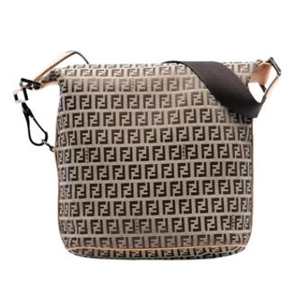 Fendi Pre-owned Canvas Shoulder Bag - - Pre-owned - Damen - Braun - ONE SIZE