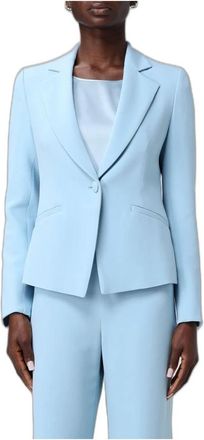 Emporio Armani Blazer einreihig aus Viskosemischung - - Jackets - Damen - Blau - L