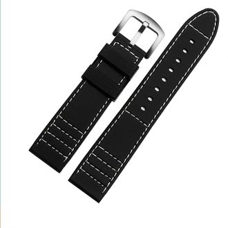 Generic Längeres Armband 20 mm 22 mm Silikon Sport Tauchen wasserdicht Gummi männlich verlängert Ersatzuhr Zubehör