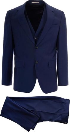 HUGO BOSS Homme, Costumes, Bleu, Taille: XL H-Houston 3Pcs-262 Suit