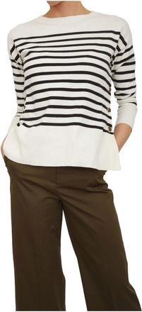 Marella Femme, Pulls, Blanc, Taille: 40 FR Maglia-Canottiera-Top