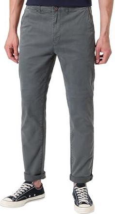 Napapijri Homme Mos Chino Trousers Pants, Vert Foncé, 35 W