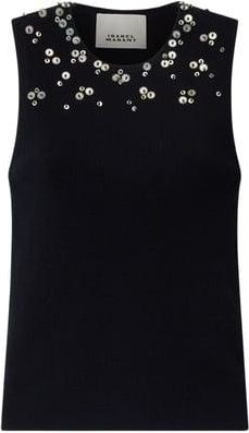 Isabel Marant Pull sans manches Apoline en soie