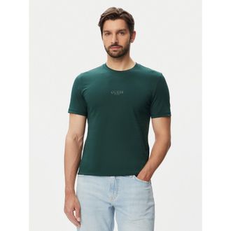 Guess T-Shirt M2YI72 I3Z14 Dunkelgr&uuml;n Slim Fit