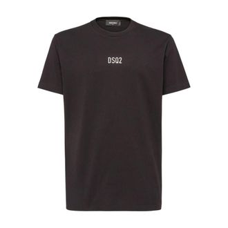 Dsquared2 Stilvolles schwarzes T-Shirt - - Tops - Herren - Schwarzk - M