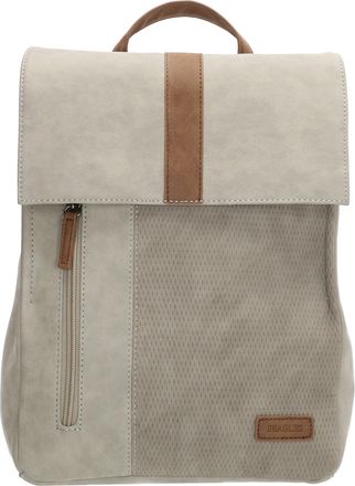 Beagles Damen Shopper Rucksack - Wasserdicht - Verstellbare Schultergurte - Handgriff - Mehrere Fächer - Alltagstauglich - Cream