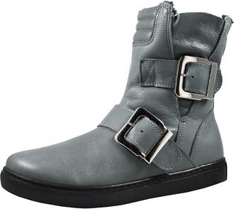 Andrea Conti Bottes en Cuir Femmes 0344630, Pointure:40 EU, La Couleur:Gris