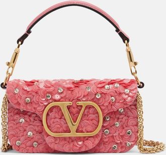 Valentino Garavani Sac Loc&ograve; Small &agrave; sequins