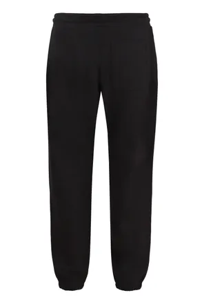 Moncler Logo-Patch Cotton Joggers - Black