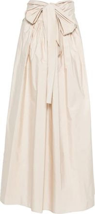 CO. GO jupe mi-longue à fronces - Tons neutres