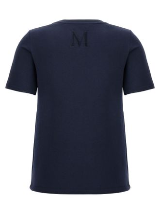 Max Mara Womens Blue Cotton T-Shirt