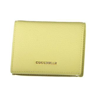 Coccinelle Gelbes Leder Portemonnaie mit Mehreren F&auml;chern - - Accessories - Damen - Gelb - ONE SIZE