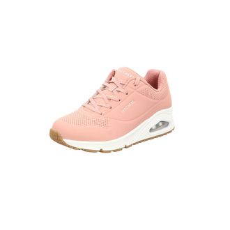 Skechers Damen Uno Stand On Air Sneakers, Rose Durabuck, 38.5 EU