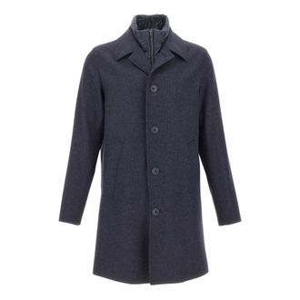 Herno Einreiher-Mantel - - Coats - Herren - Blau - L