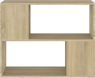 Generic Offene B&uuml;cherregale, Freistehend, Platzsparendes Aufbewahrungsregal aus Holzwerkstoff f&uuml;r B&uuml;cher, Dekoration und Medien (Sonoma-Eiche)