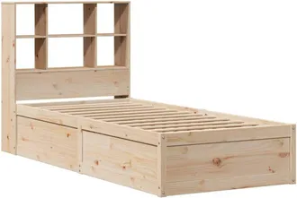 vidaXL Cadre de lit sans matelas 90x190 cm bois de pin massif Vidaxl