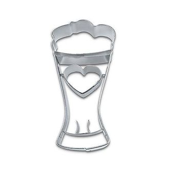 Städter Weizenbierglas 8 cm Edelstahl