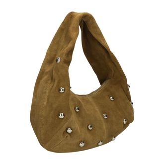 N&uacute;noo Small Alma Rivet Suede - - Bags - Damen - Braun - ONE SIZE