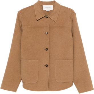 Jacob Cohen Femme, Vestes, Beige, Taille: 40 FR Chemise &eacute;paisse en laine