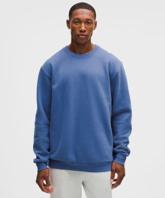 lululemon Steady State Pullover mit Rundhalsausschnitt f&uuml;r M&auml;nner - Gr&ouml;&szlig;e 2XL in Brilliant Blue