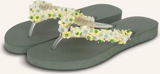 UZURII Uzurii Flip Flop Tulum Bloom Yellow gruen
