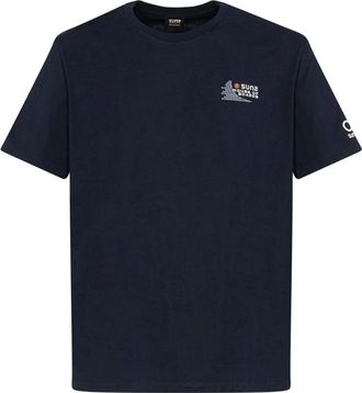 Suns Homme, Tops, Bleu, Taille: 2XL Boards Paolo Text T-Shirt