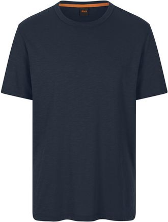 BOSS Rundhals-Shirt BOSS blau