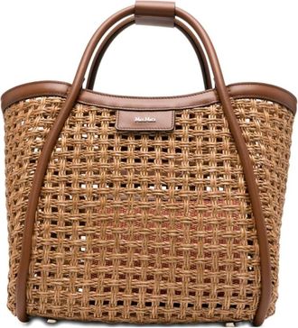 Max Mara Femme, Sacs, Beige, Taille: ONE Size Tote Bags