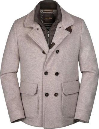Moorer Homme, Vestes, Beige, Taille: L Saharienne crois&eacute;e