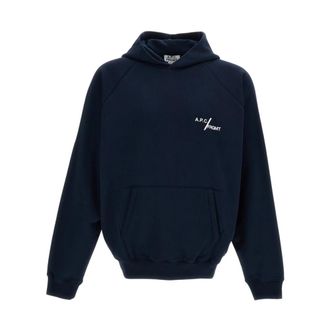 A.P.C. Hoodie X Fragment - - Sweatshirts & Hoodies - Herren - Blau - L