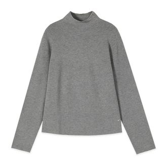Oltre Pull &agrave; col roul&eacute; mi-long - Femme - Pulls - Gris - Taille: 42/44 FR