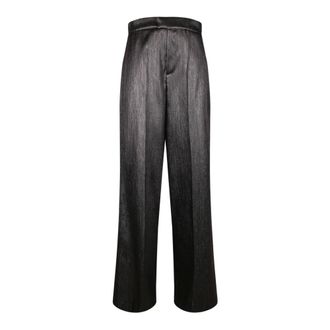 Federica Tosi Femme, Pantalons, Noir, Taille: 38 FR Wide Pantalons