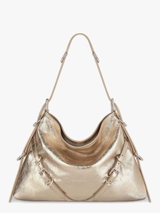 Givenchy Voyou metallized leather shoulder bag - GIVENCHY - gender_Woman